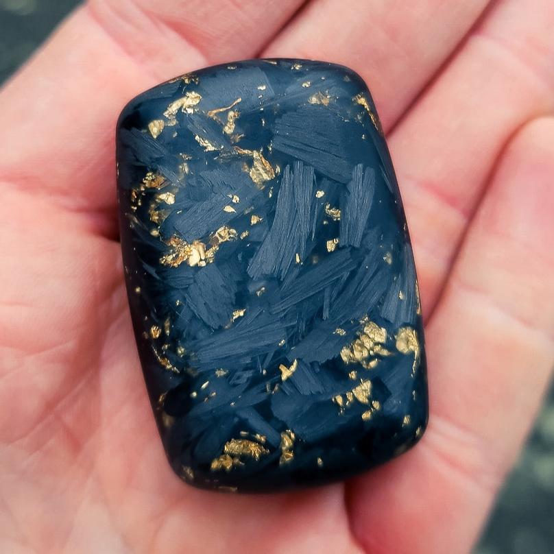 Chonker™ 3-Click - Carbon Fiber Flaked Gold Resin Slider – Magnus Store